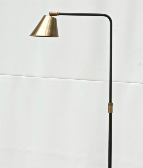 John Stephens & Company | Tall brass floor light (narrow shade) (Stock ...