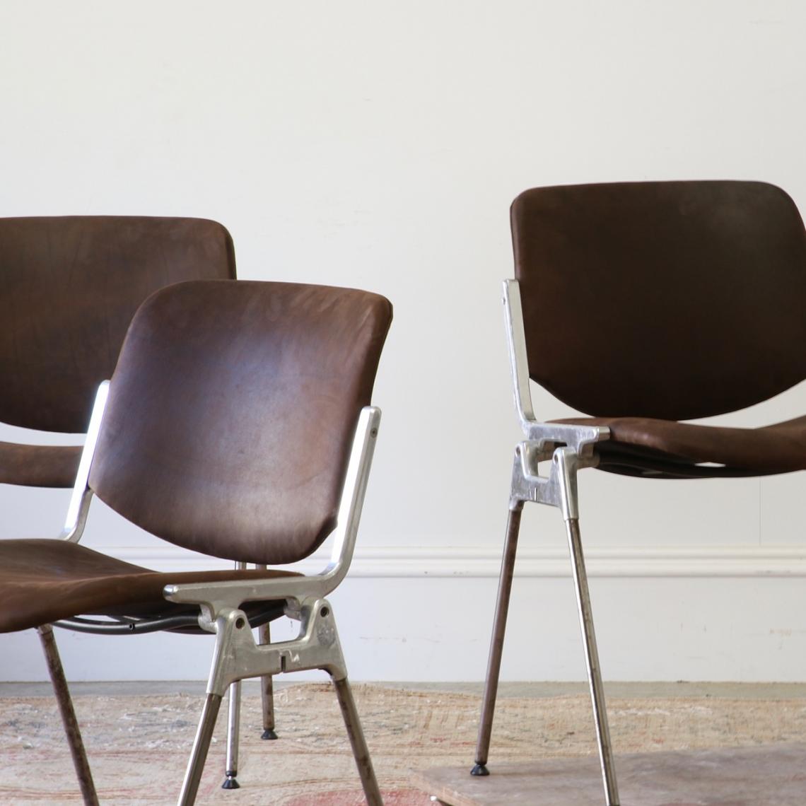 John Stephens & Company | Castelli Chairs // Molasses leather (Stock ...