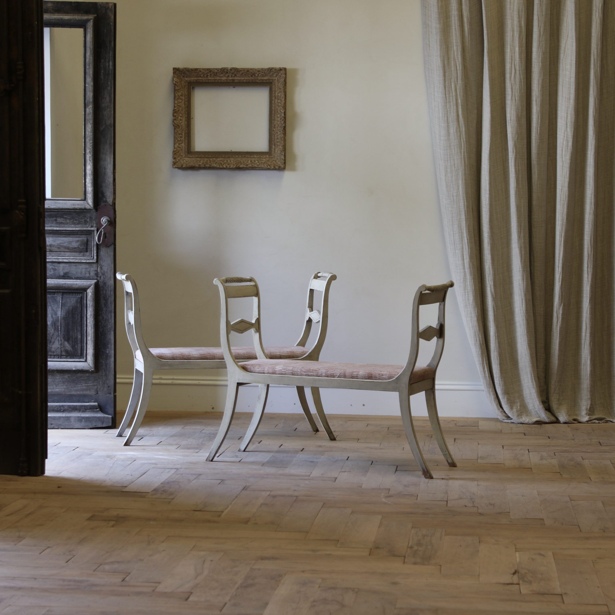 John Stephens & Company | Gustavian Double Ended Stool (Stock Number ...