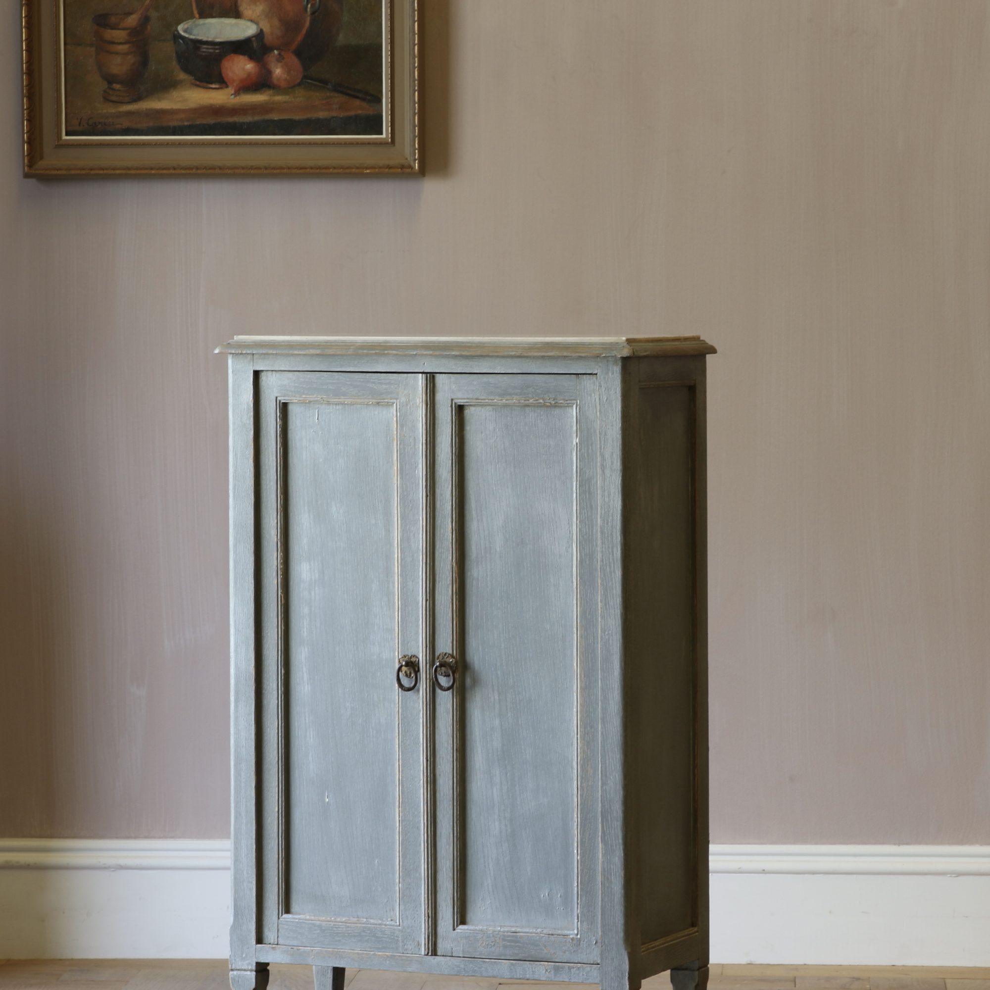John Stephens & Company | Small French Painted Cupboard (Stock Number ...