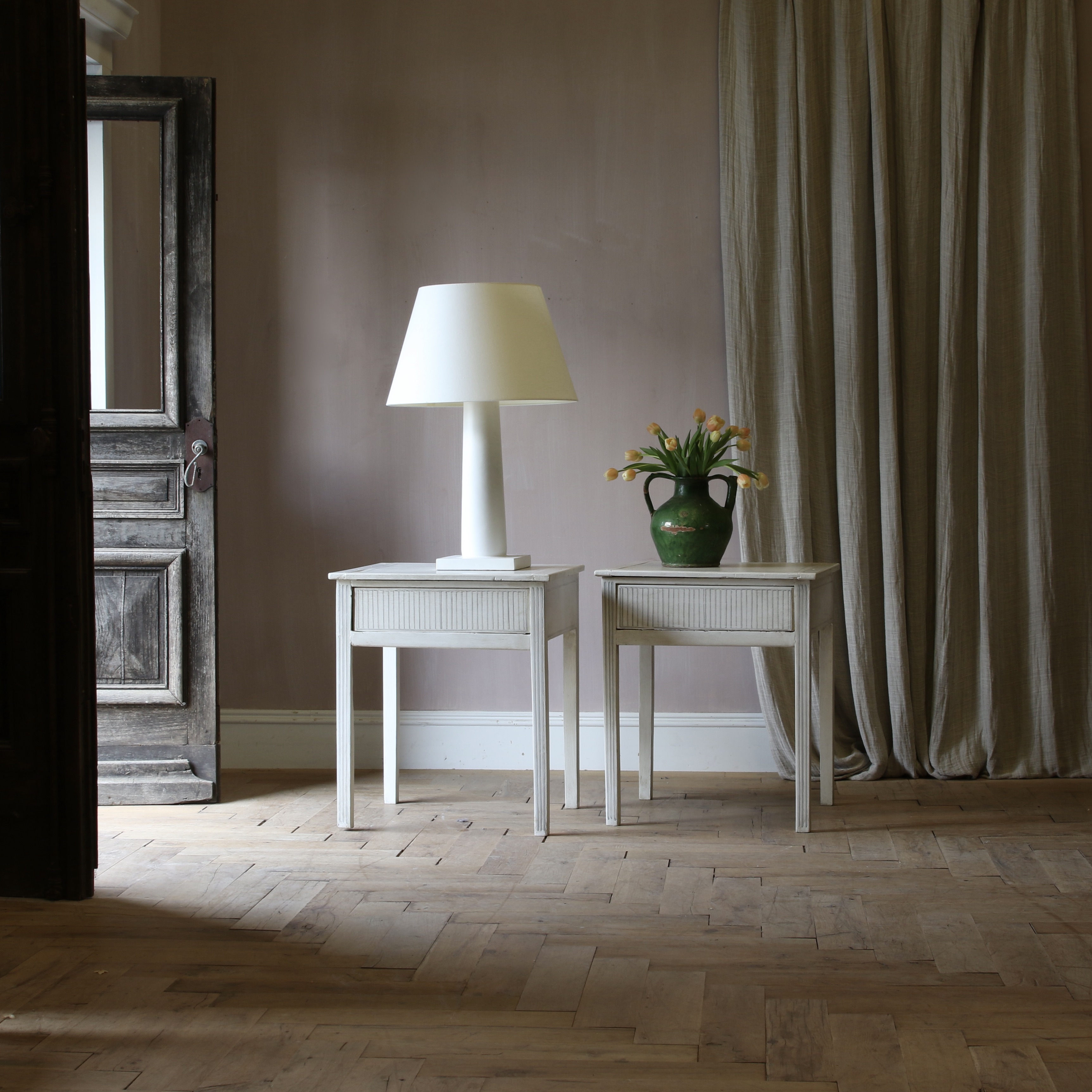 John Stephens & Company | Pair of Side Tables (Stock Number 150-53)